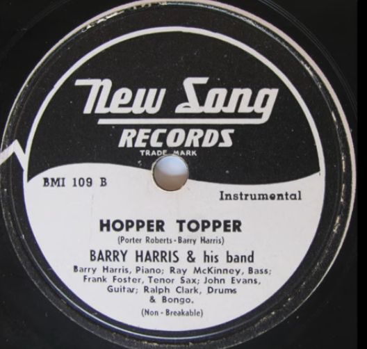 Santa Fe Shuffle / Hopper Topper by Barry Harris and His Band (Single ...