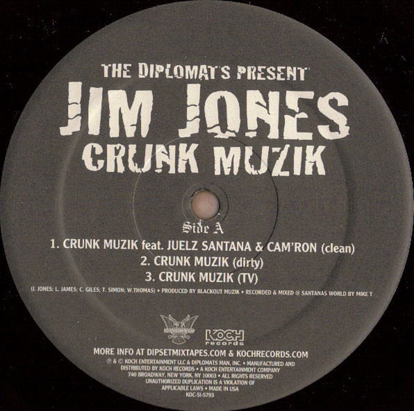 Crunk Muzik / This Is Jim Jones by Jim Jones (Single, East Coast Hip ...