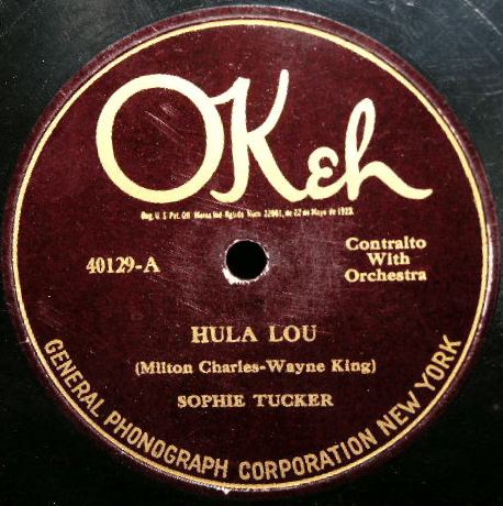 Hula Lou / Red Hot Mama by Sophie Tucker (Single, Vaudeville): Reviews ...