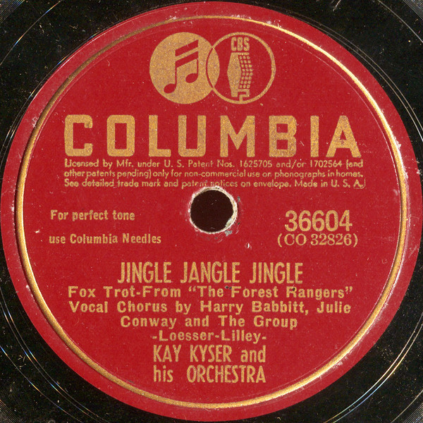 Jingle Jangle Jingle / He Wears a Pair of Silver Wings by Kay Kyser and ...
