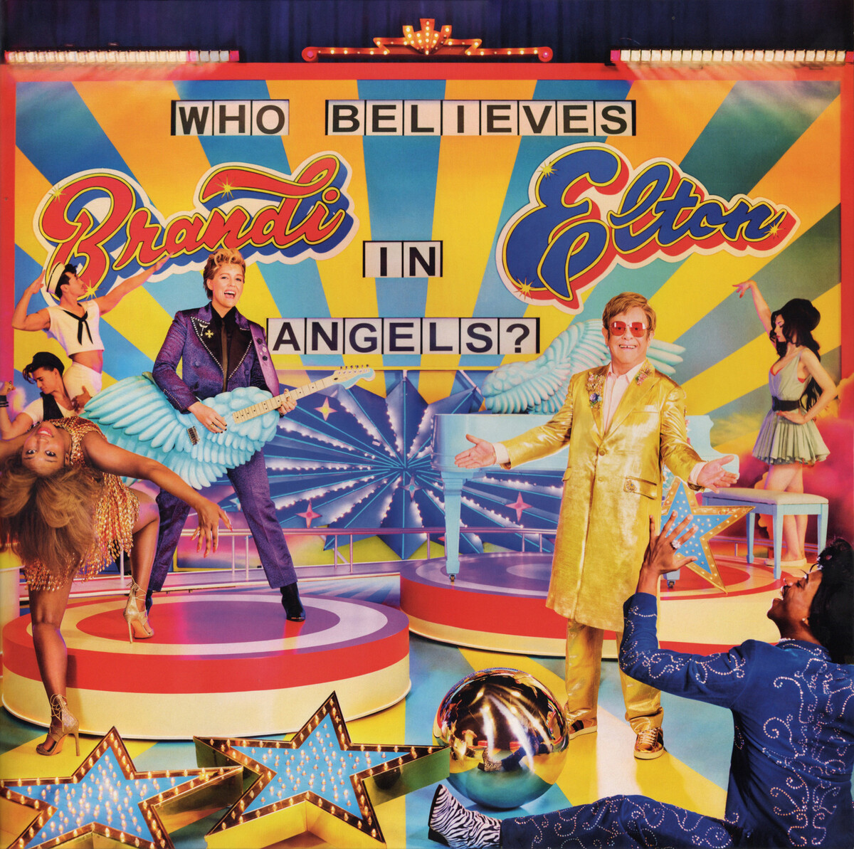 Who Believes in Angels? [tri-colour vinyl] by Elton John & Brandi ...