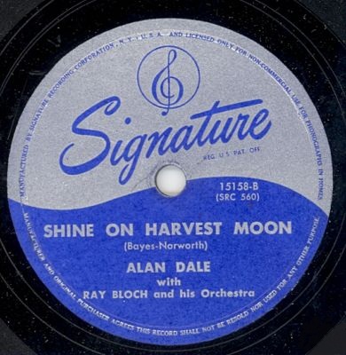 Alan Dale With Ray Bloch and His Orch. Albums: songs, discography ...