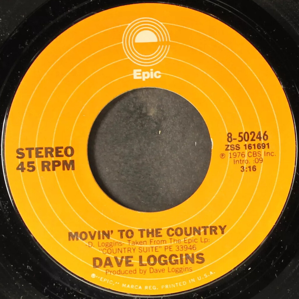 Movin' to the Country / Wild Millie, the Mountain Girl by Dave Loggins ...