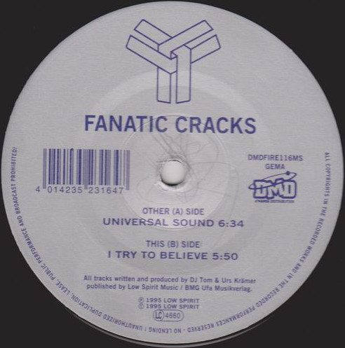 Universal Sound / I Try to Believe by Fanatic Cracks (Single, Happy ...