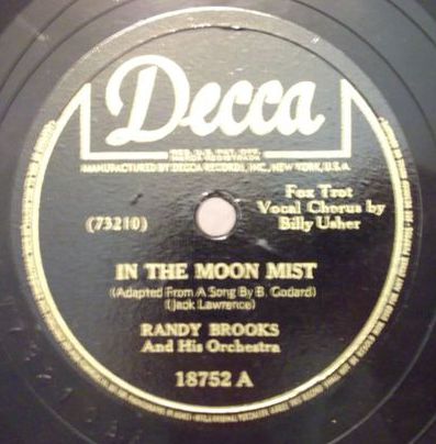 In the Moon Mist / Don't Let Me Dream by Randy Brooks (Single): Reviews ...