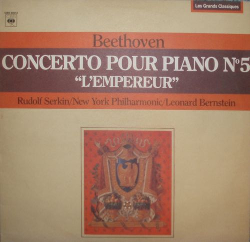 Concerto pour piano n°5 "L'empereur" by New York Philharmonic / Leonard Bernstein / Rudolf ...