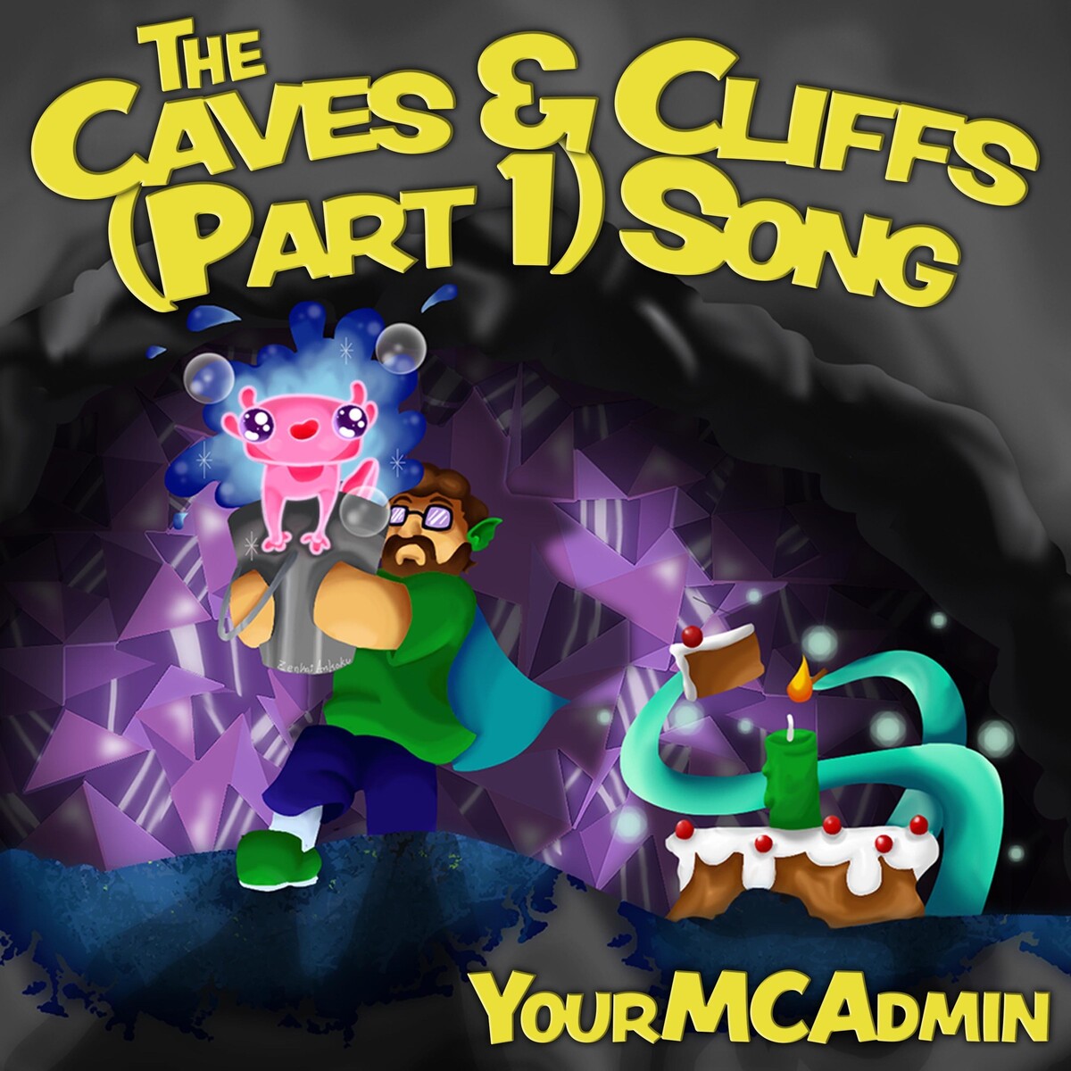 The Caves & Cliffs Part 1 Update Song by YourMCAdmin (Single): Reviews ...