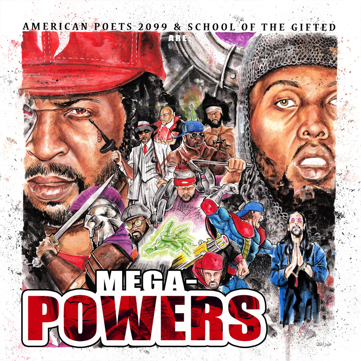 Mega Powers: American Poets 2099 vs. School of the Gifted by Mega ...