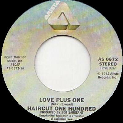 Love Plus One / Baked Bean by Haircut One Hundred (Single; Arista; 0672 ...