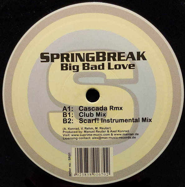 Big Bad Love by Springbreak (Single, Hands Up): Reviews, Ratings ...