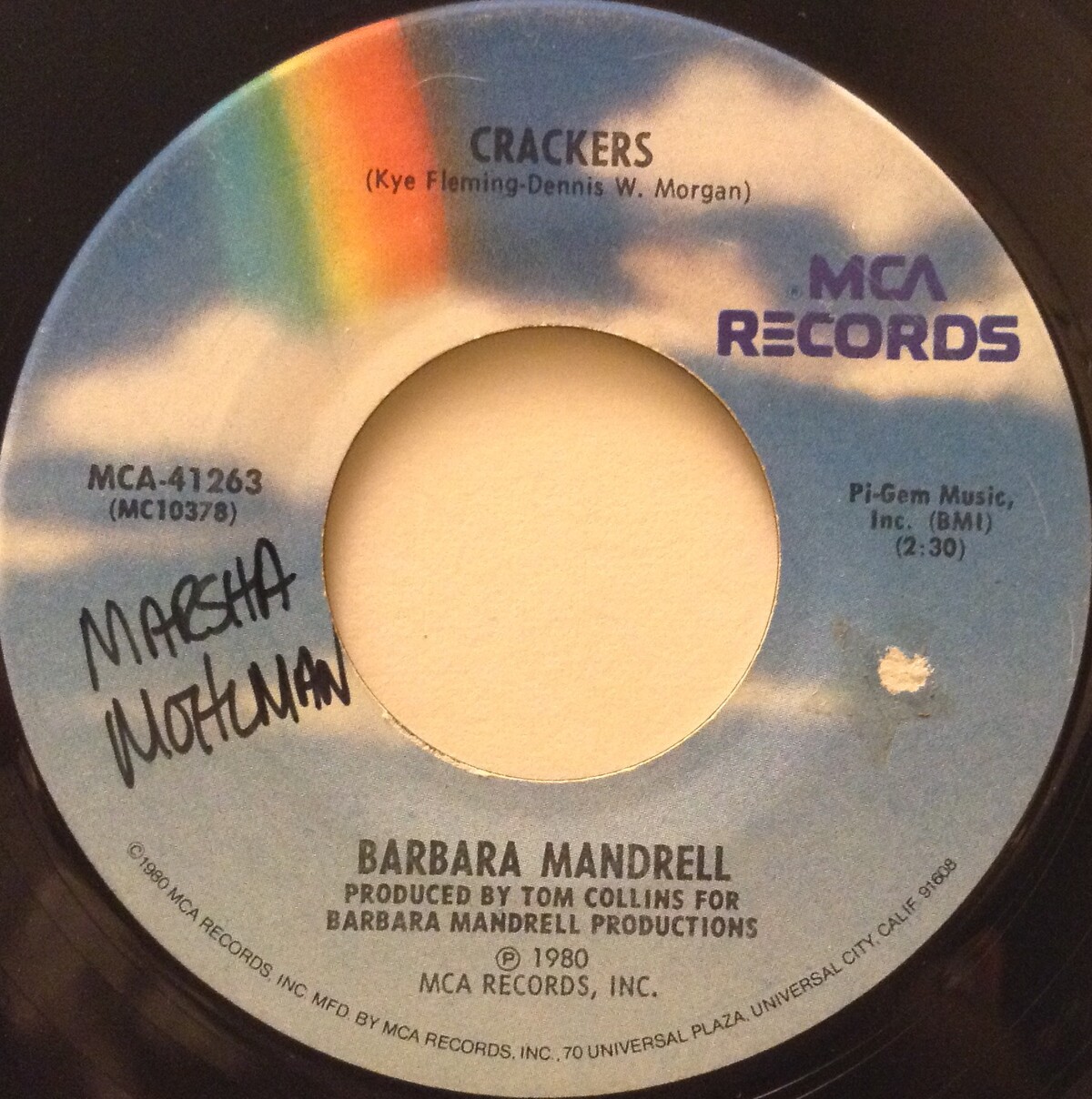 Crackers / Using Him to Get to You by Barbara Mandrell (Single, Country ...