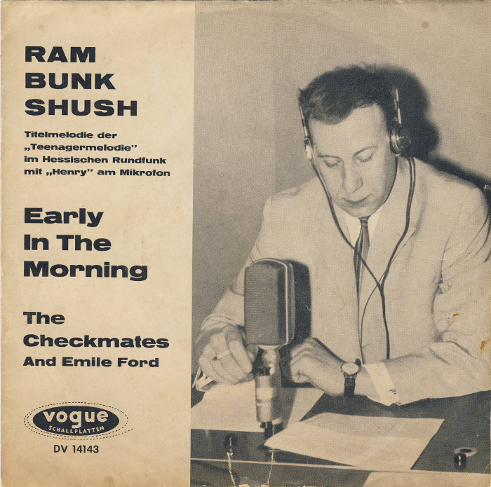 Ram Bunk Shush / Early In The Morning by Emile Ford (Single): Reviews ...