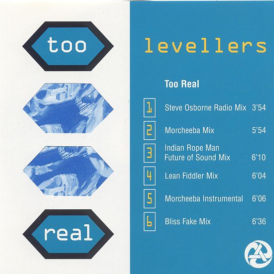 Too Real by Levellers (Single, Neo-Psychedelia): Reviews, Ratings ...