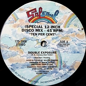Ten Percent by Double Exposure (Single, Disco): Reviews, Ratings ...
