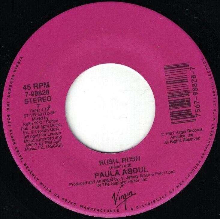 Rush Rush by Paula Abdul (Single, Adult Contemporary): Reviews, Ratings ...