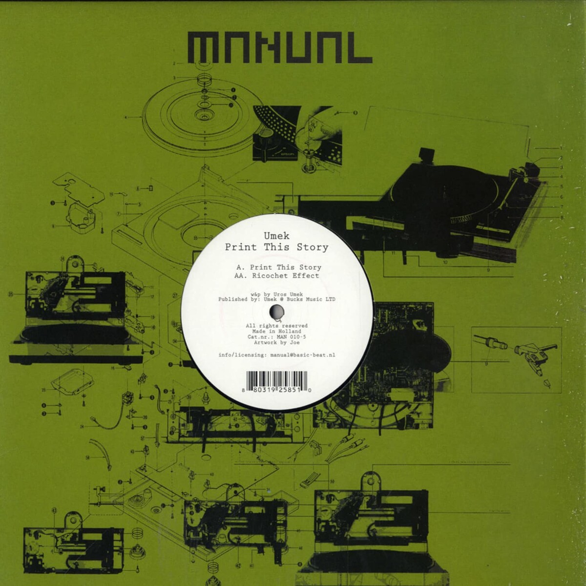 Print This Story by Umek (EP, Minimal Techno): Reviews, Ratings ...