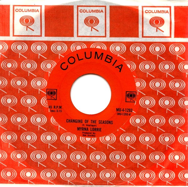 Changing of the Seasons / Bashful Billy by Myrna Lorrie (Single): Reviews, Ratings, Credits ...