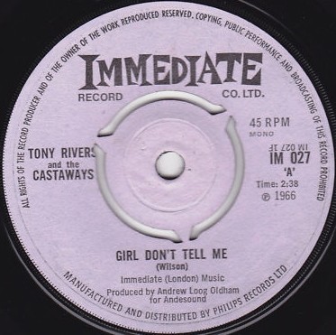 Tony Rivers & The Castaways Albums: songs, discography, biography, and ...