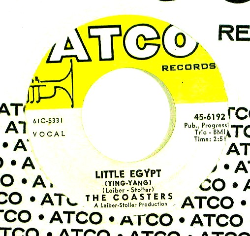 Little Egypt (Ying-Yang) / Keep On Rolling by The Coasters (Single ...