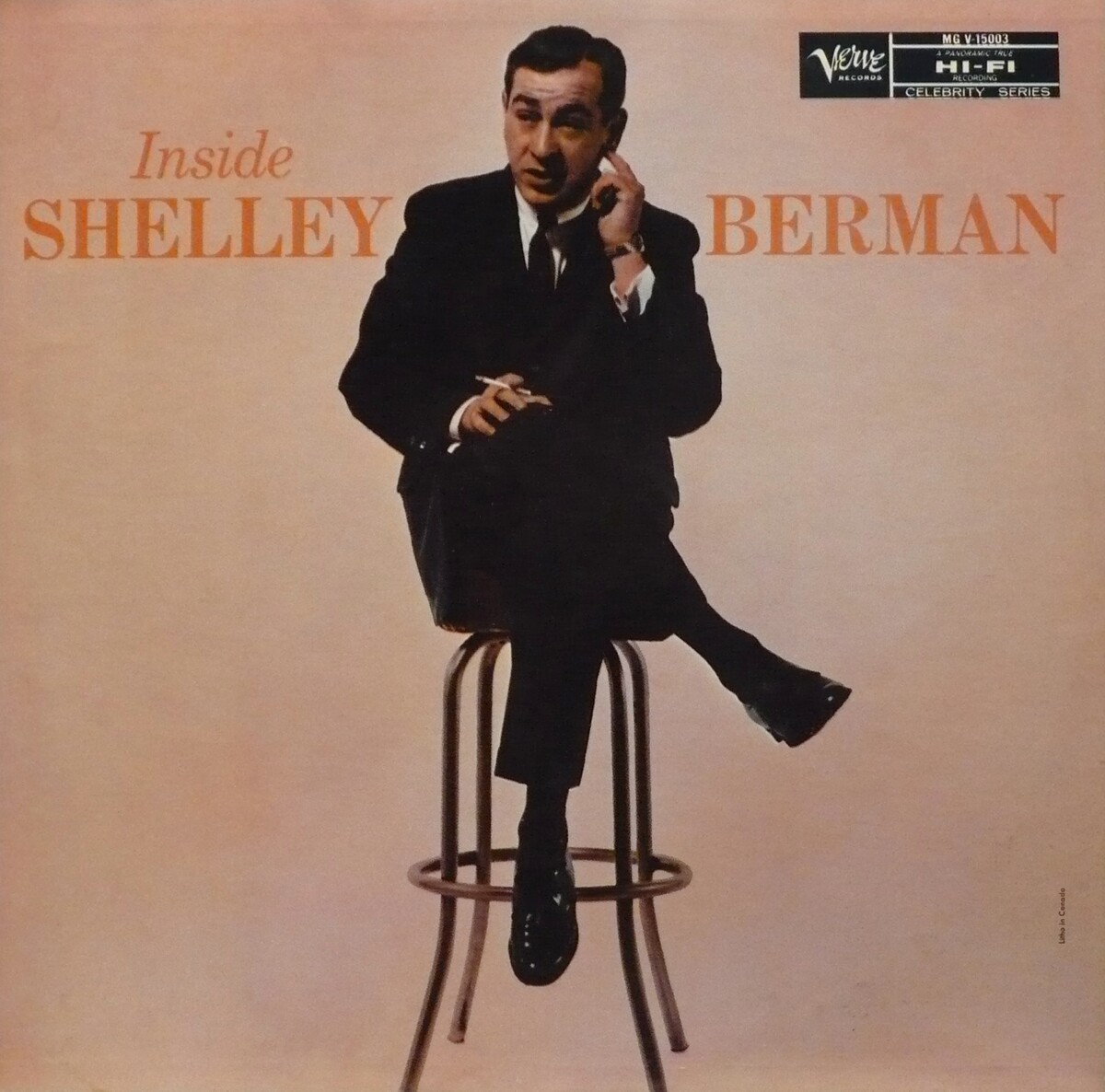 Inside Shelley Berman by Shelley Berman (Album; Verve; MG V-15003 ...