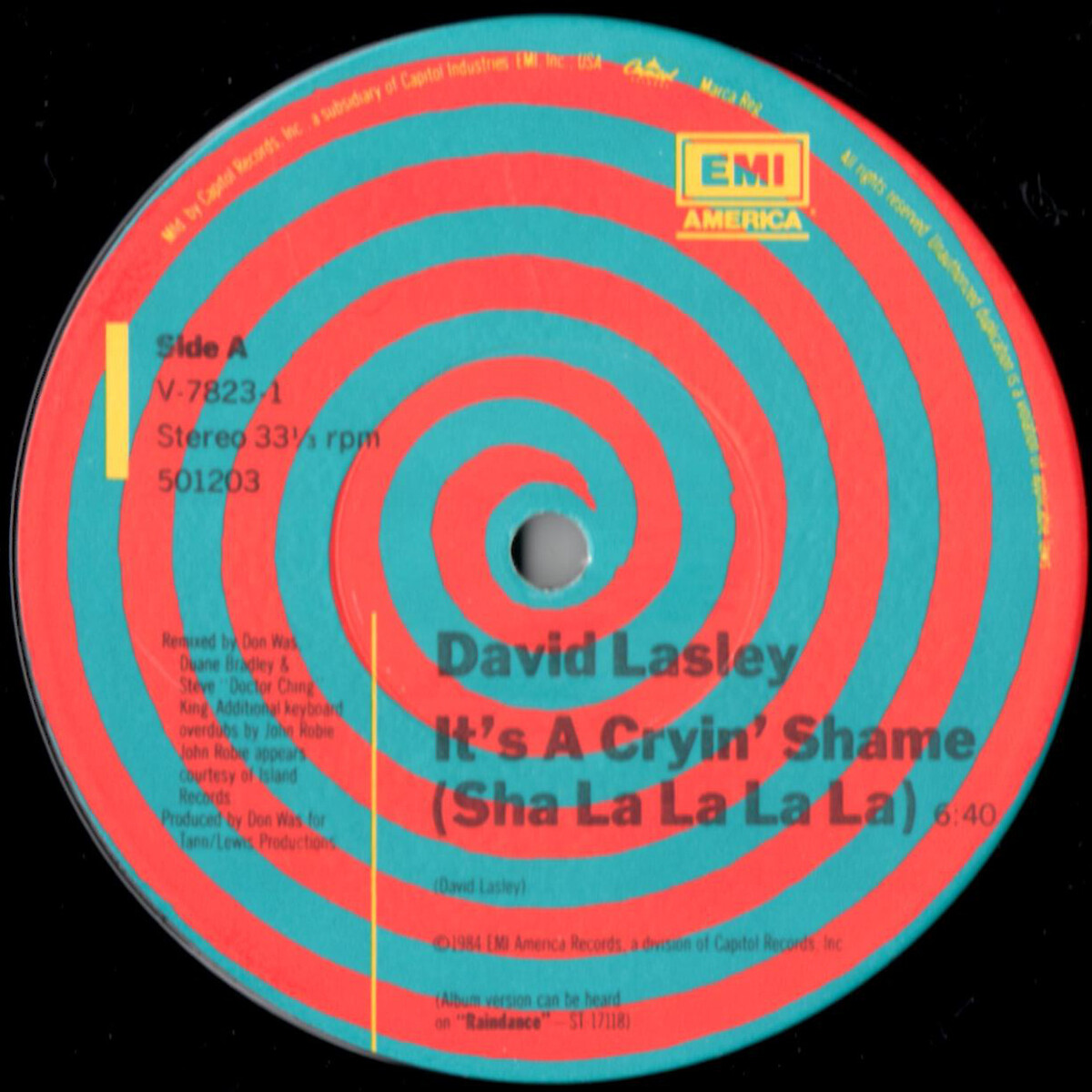 It's a Cryin' Shame (Sha La La La La) / Don't Smile at Me... I Already Know by David Lasley ...