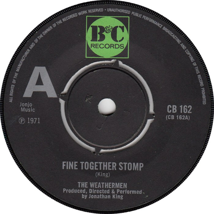 Fine Together Stomp / Fred Parsons, Jim Flynn, Waxie Maxie, Lee Gopthal ...
