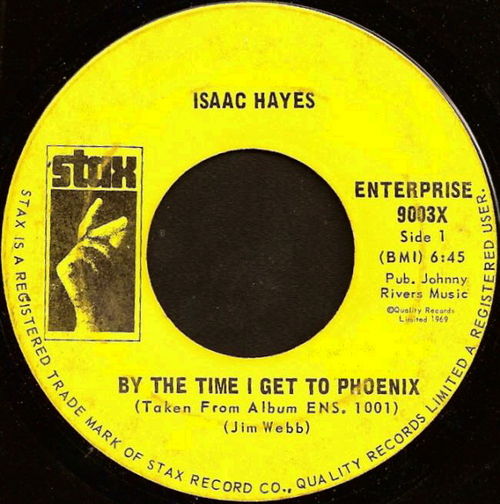 By the Time I Get to Phoenix / Walk On By by Isaac Hayes (Single; Stax ...