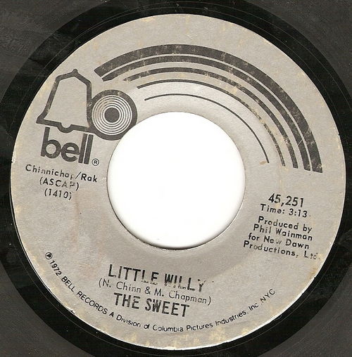 Little Willy / Man From Mecca by The Sweet (Single; Bell; 45,251 ...