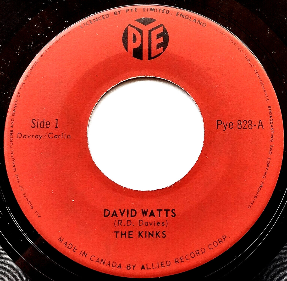 David Watts / Afternoon Tea by The Kinks (Single, Pop Rock): Reviews ...