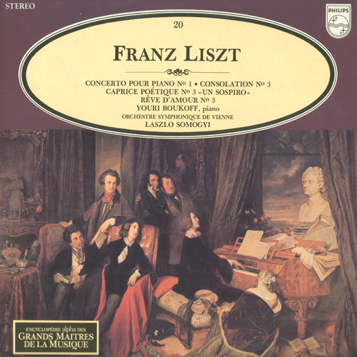 Concierto para piano n.º 1; Consolación n.º 3; Capricho poético no. 3 ...