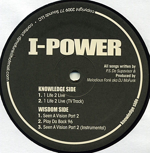 1 Life 2 Live by I-Power (Single; 77 Soundz; MOFUNK-01): Reviews ...