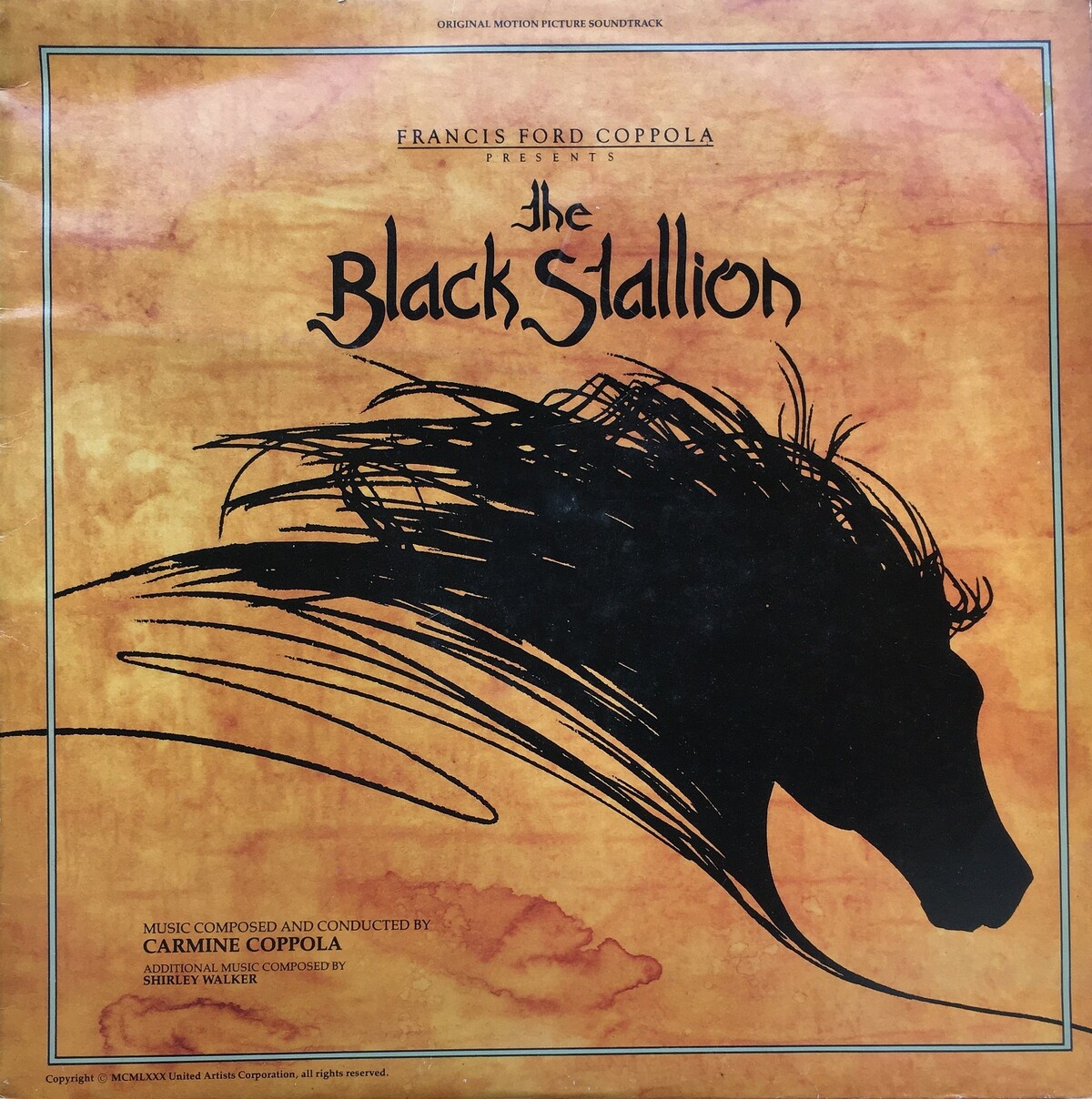 The Black Stallion by Carmine Coppola (Album; United Artists; UAG 30306 ...