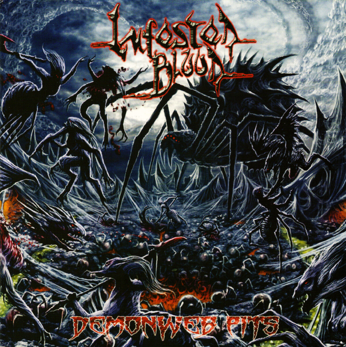 Demonweb Pits by Infested Blood (Album, Brutal Death Metal): Reviews ...