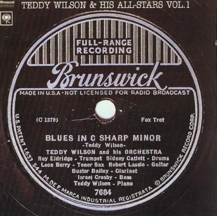 Teddy Wilson & His All Stars - Vol. 1 by Teddy Wilson (Compilation ...