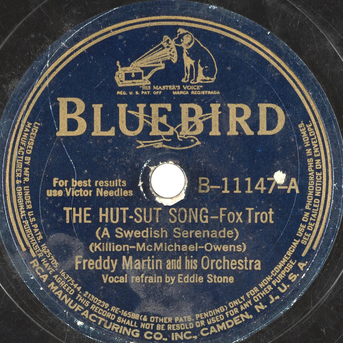 The Hut-Sut Song / The Karlsbad Ball by Freddy Martin and His Orchestra ...