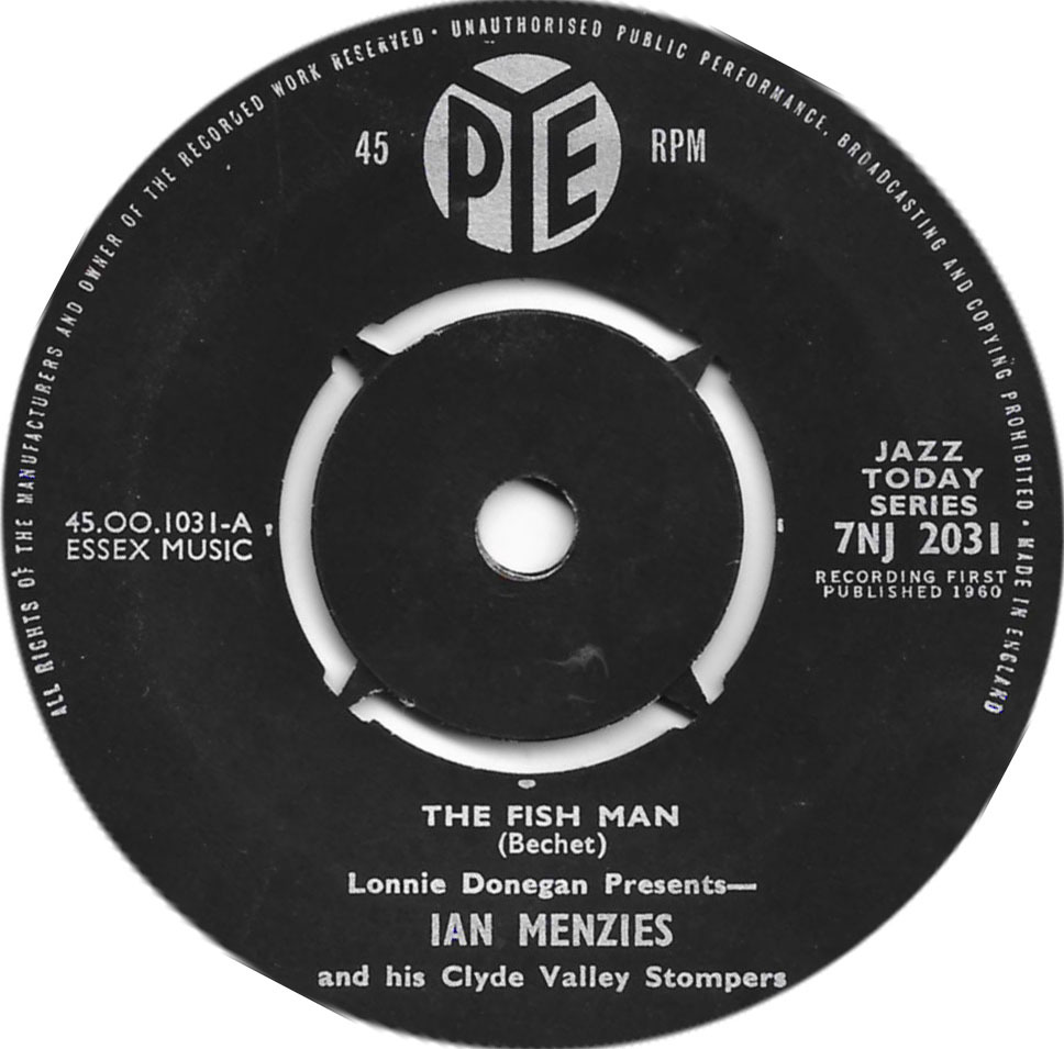 The Fish Man / Salty Dog by Ian Menzies and his Clyde Valley Stompers ...