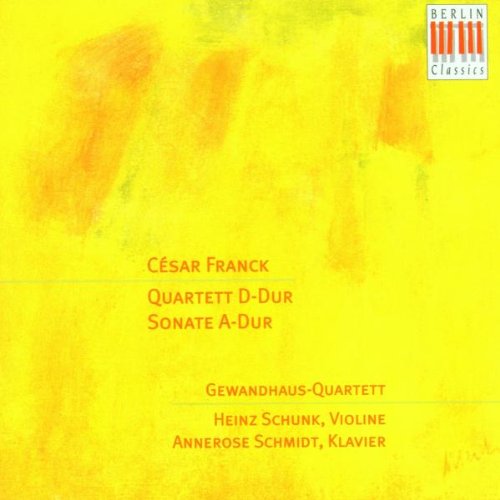 Quartett D-Dur; Sonate A-Dur by Gewandhaus-Quartett / Heinz Schunk ...