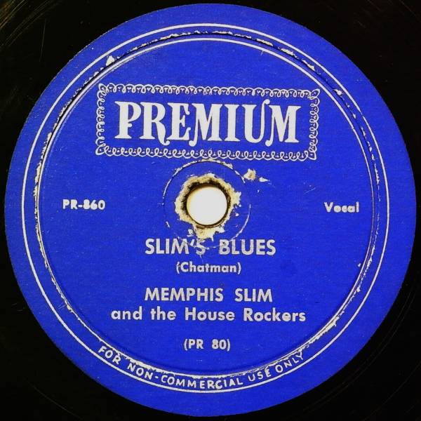Slim's Blues / Havin' Fun by Memphis Slim and the House Rockers (Single ...