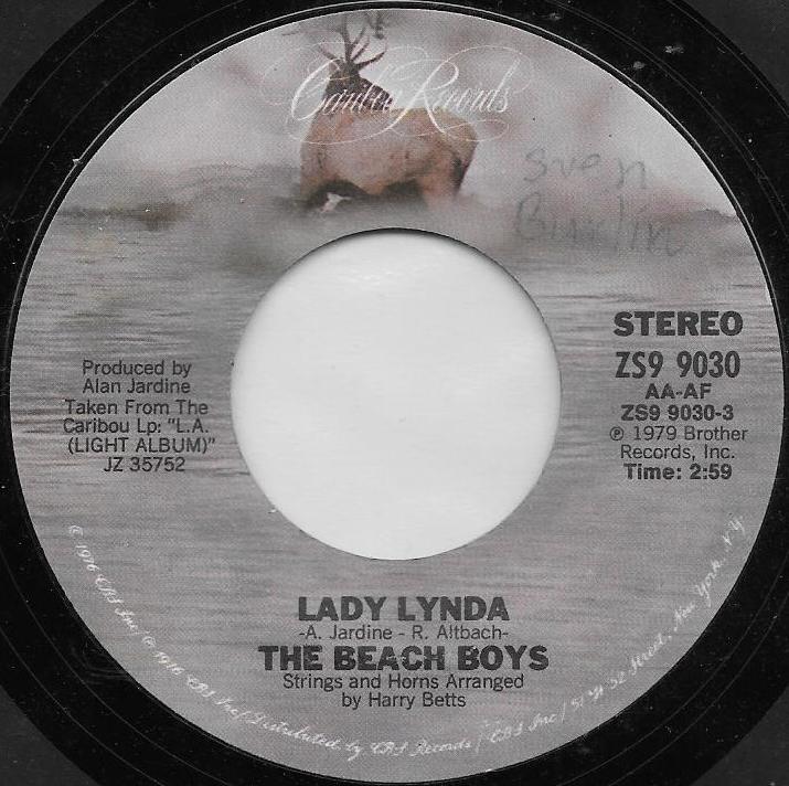 Lady Lynda / Full Sail by The Beach Boys (Single, Pop): Reviews ...