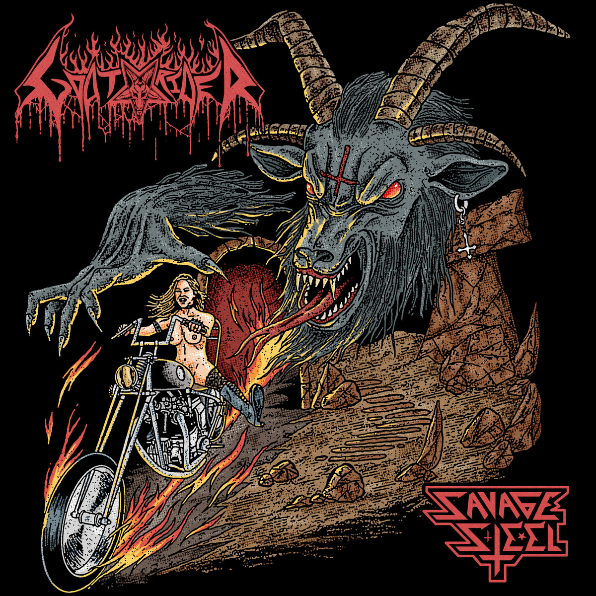 Savage Steel by Goat Rider (EP, Speed Metal): Reviews, Ratings, Credits ...