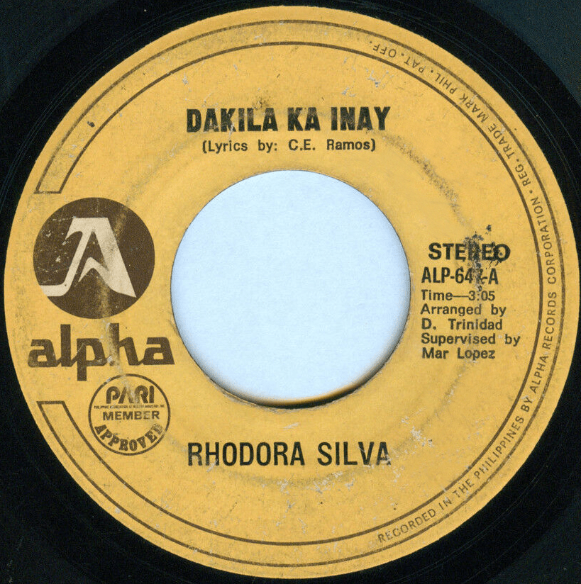 Dakila Ka Inay / One Day at a Time by Rhodora Silva (Single, Pop ...