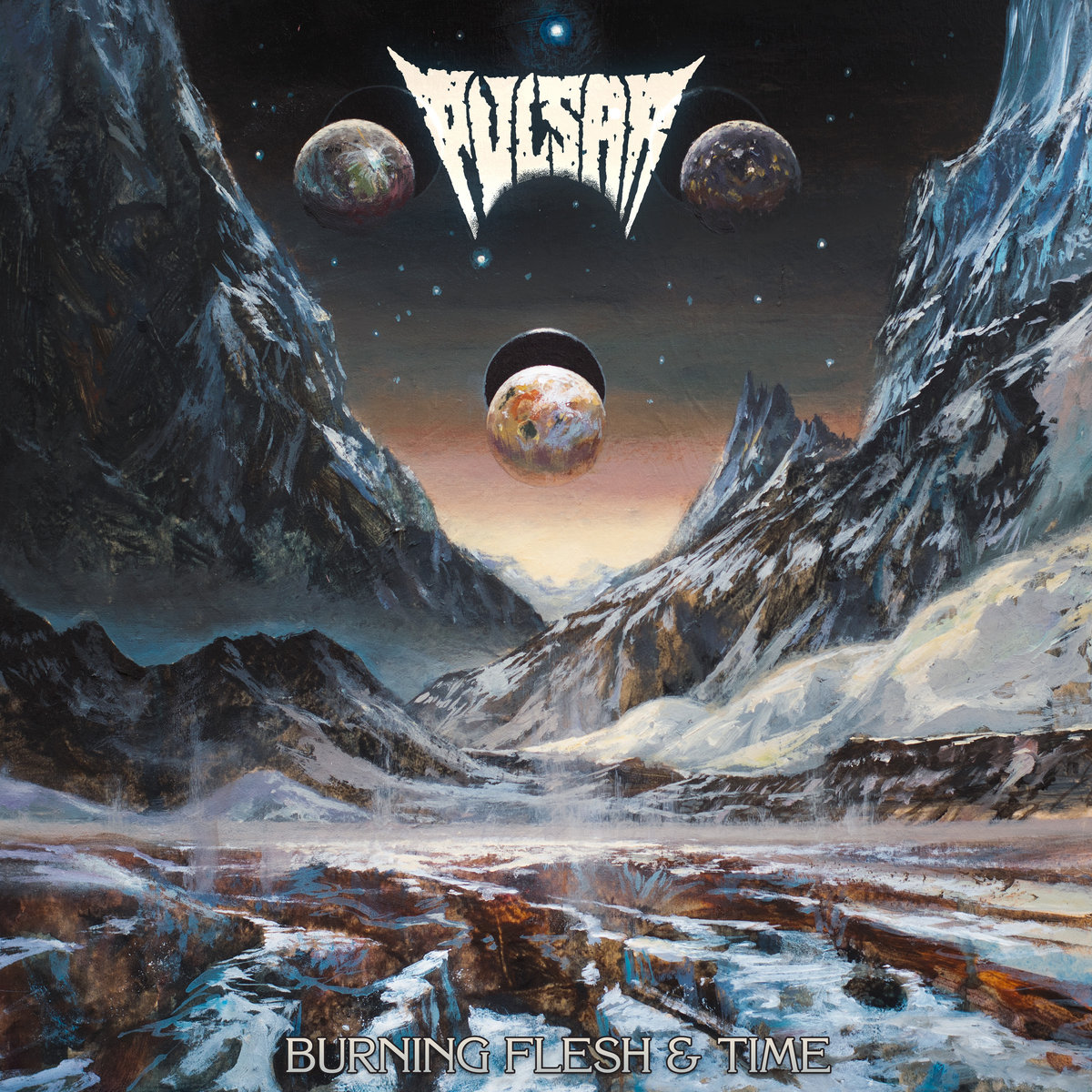 Burning Flesh & Time by Pulsar (Album, Doom Metal): Reviews, Ratings ...