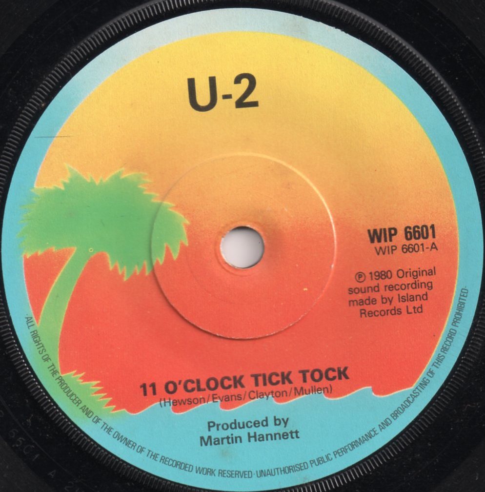 11 O'Clock Tick Tock / Touch by U2 (Single; Island; WIP 6601): Reviews, Ratings, Credits, Song ...