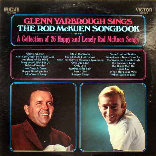 Glenn Yarbrough Sings the Rod McKuen Songbook by Glenn Yarbrough (Album ...