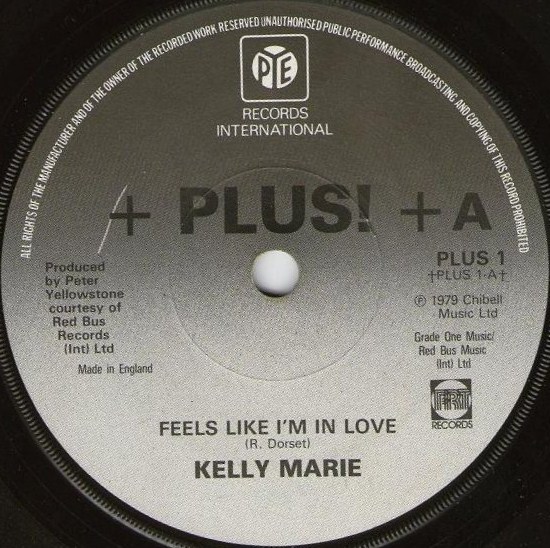 Feels Like I'm in Love / I Can't Get Enough by Kelly Marie (Single; Pye ...