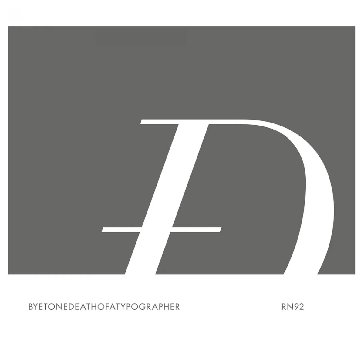 Death of a Typographer by Byetone (Album; raster-noton; RN92): Reviews ...