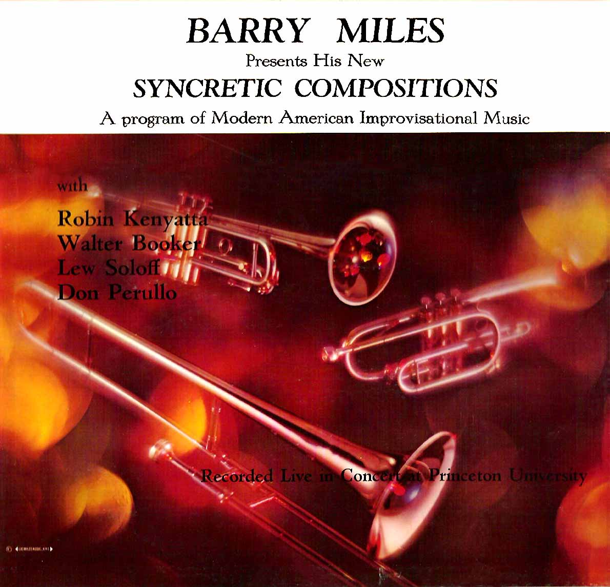 Presents His New Syncretic Compositions By Barry Miles Album Avant