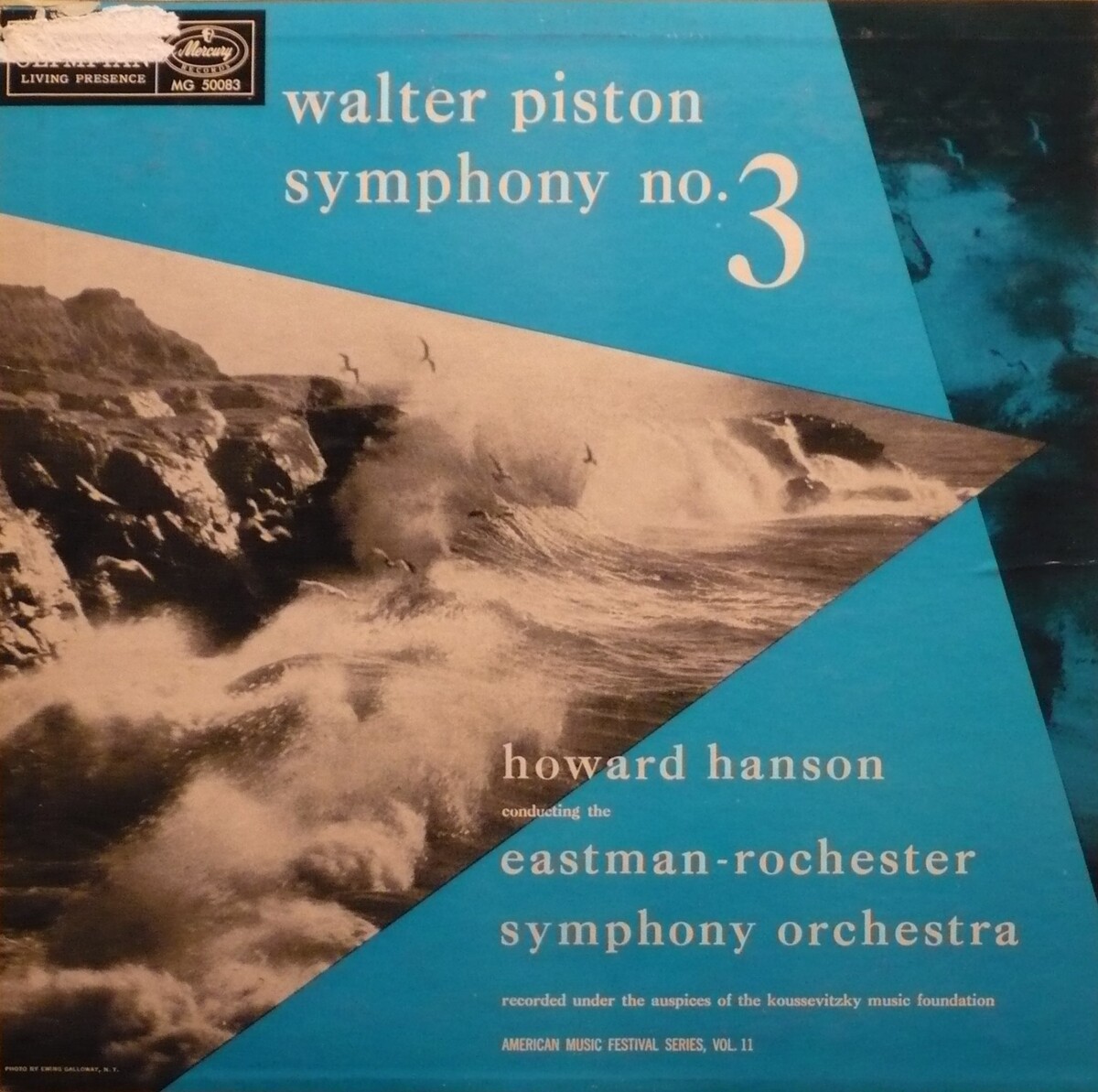 Symphony No. 3 by Eastman-Rochester Symphony Orchestra / Howard Hanson ...