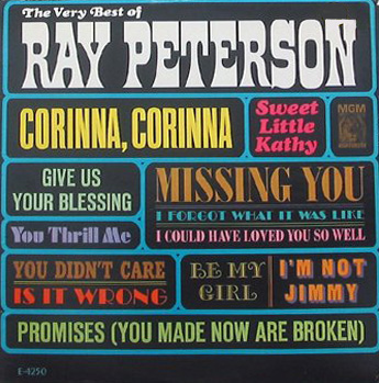 The Very Best of Ray Peterson by Ray Peterson (Compilation): Reviews ...