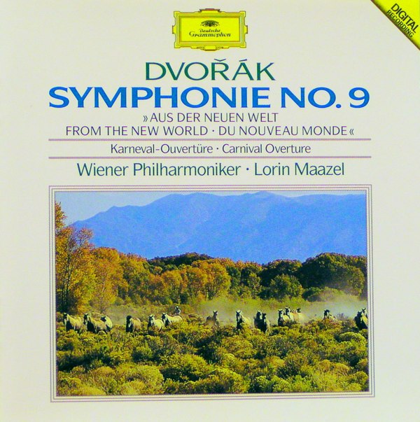 Symphonie No. 9 "Aus der Neuen Welt"; Karneval-Ouvertüre by Wiener Philharmoniker / Lorin Maazel ...